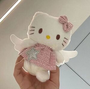 Hello Kitty | Accessories | New Hello Kitty Angel Plush Keychain Sanrio ...